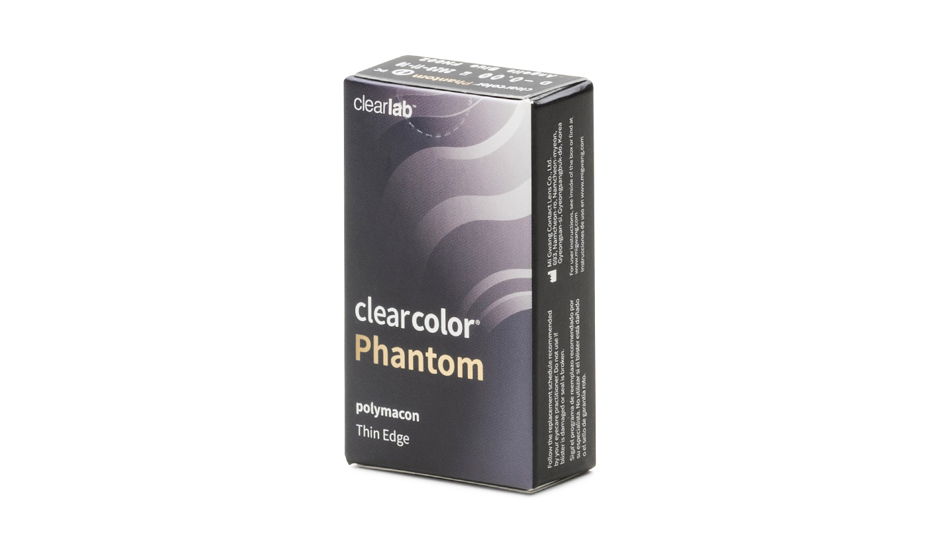 Halloween - clearcolor 1-day Phantom 2 st/box - Kontaktlinser | Lenson.com